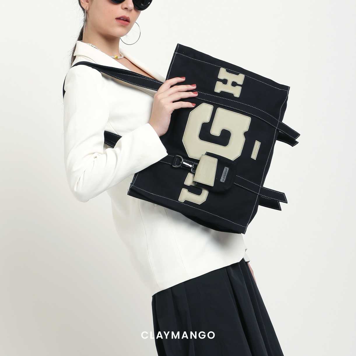 UGH Leather Canvas - Tote Bag – Claymango.com