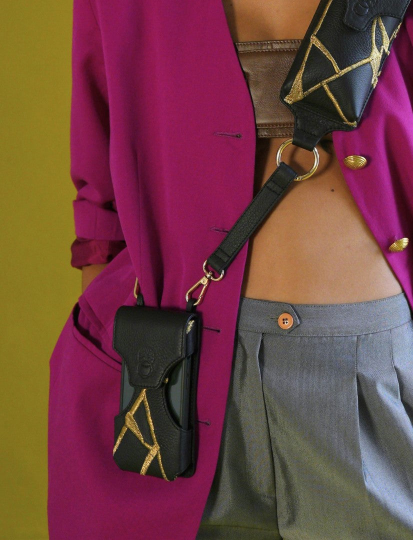 Rene Phone Sling in Black – Claymango.com