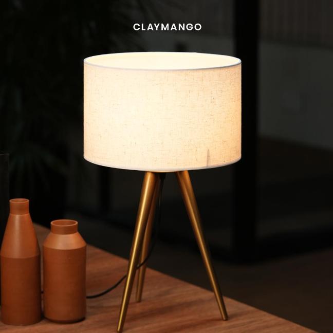 ANANTA - Modern Contemporary Side Table Lamp – Claymango.com