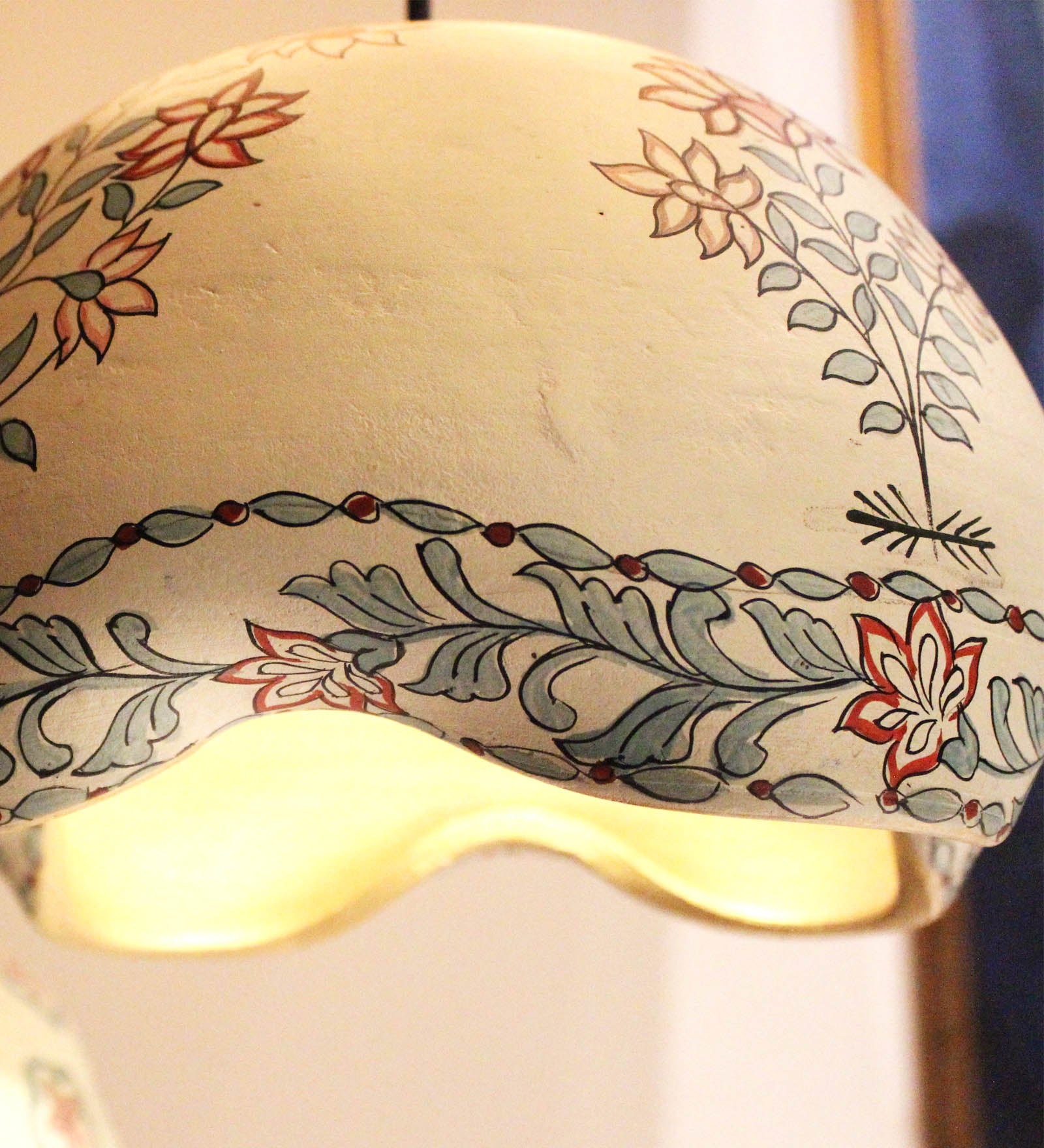 Traditional design painting single Hanging Light – Claymango.com