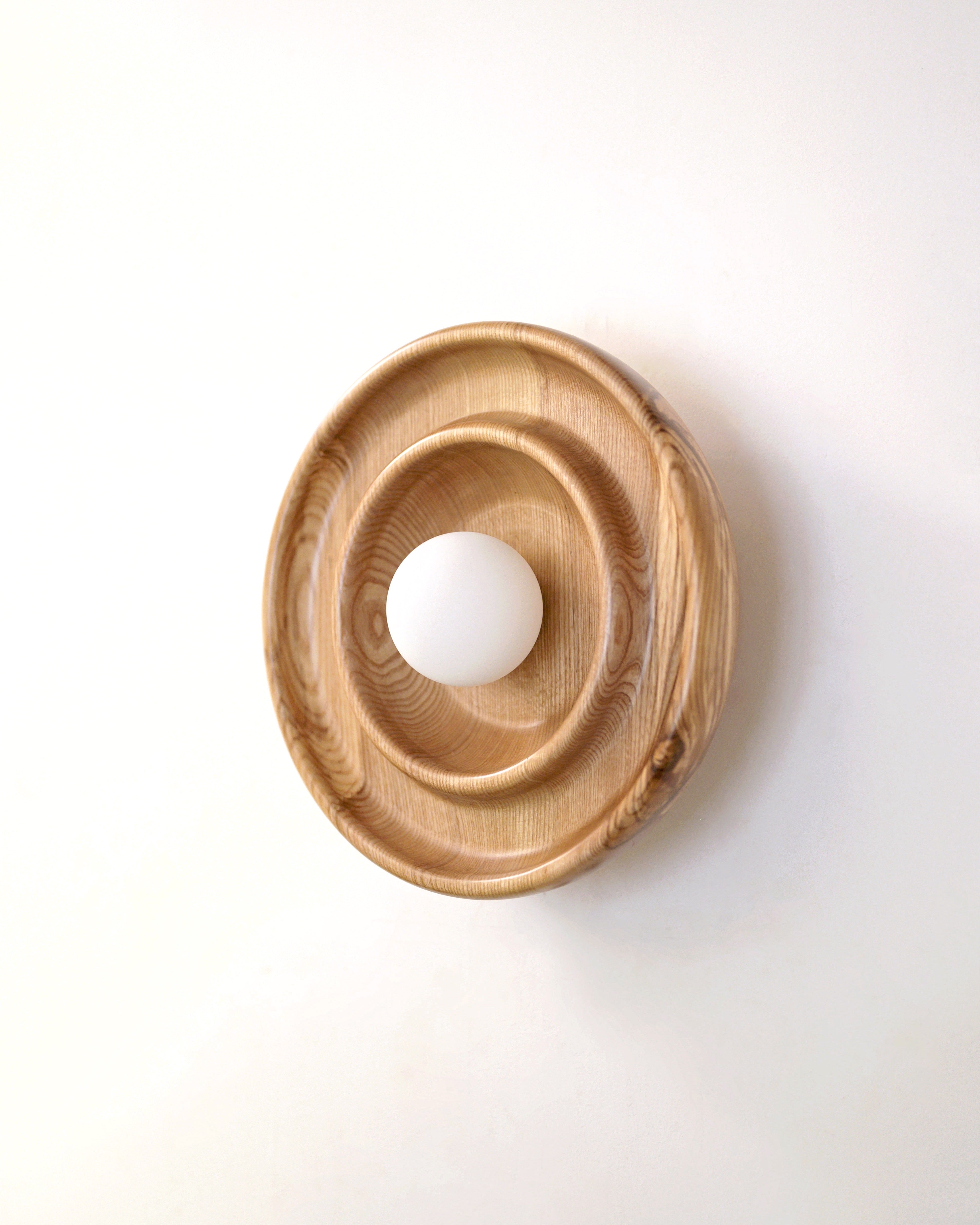 Discus Wall Light - White Ash – Claymango.com