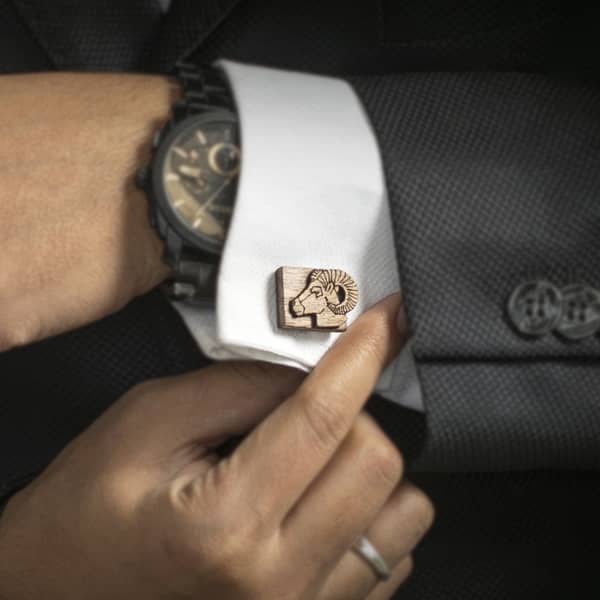 Kiko Goat - My spirit animal collection cufflink – Claymango.com