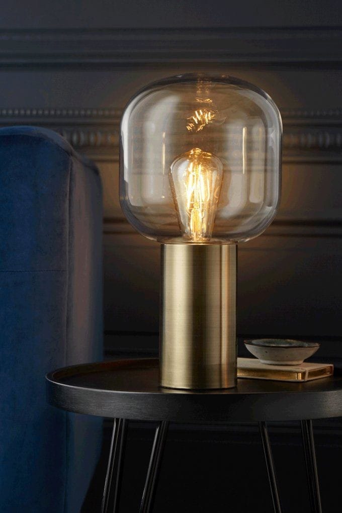 Abha -Modern Contemporary Side Table Lamp – Claymango.com