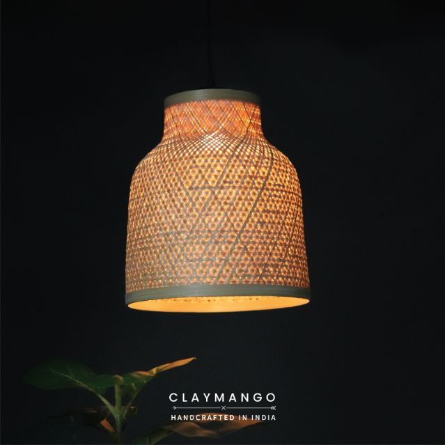 Torchic : Unique handmade Woven Hanging Pendant Light, Natural/Bamboo ...